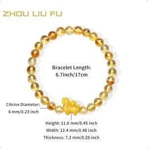 Jewelry | 24k Solid Gold Bracelets Cute Horse Animal Charm Red Agate ...
